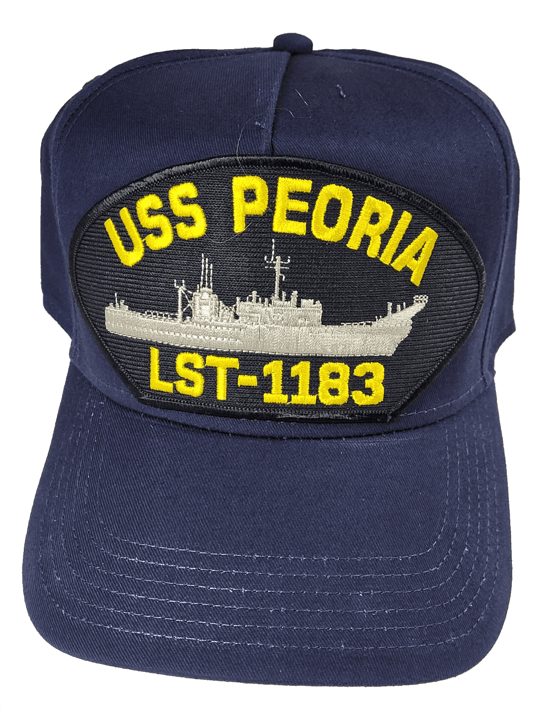 USS Peoria LST-1183 Ship HAT - Navy Blue - Veteran Owned Business ...