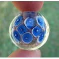 Big Game Toys~22mm (7/8") Frog Spawn Hand Made Art Glass Marble Clear ...