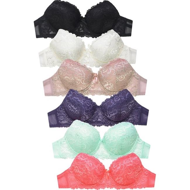 Sofra BR4289L1 - 38B Womens Allover Lace Bra - Assorted Color - 38B ...