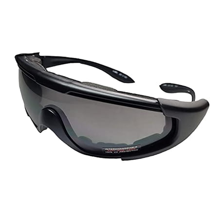 Wiley X CQC Goggles, Smoke Grey/Clear, Matte Black | Walmart Canada