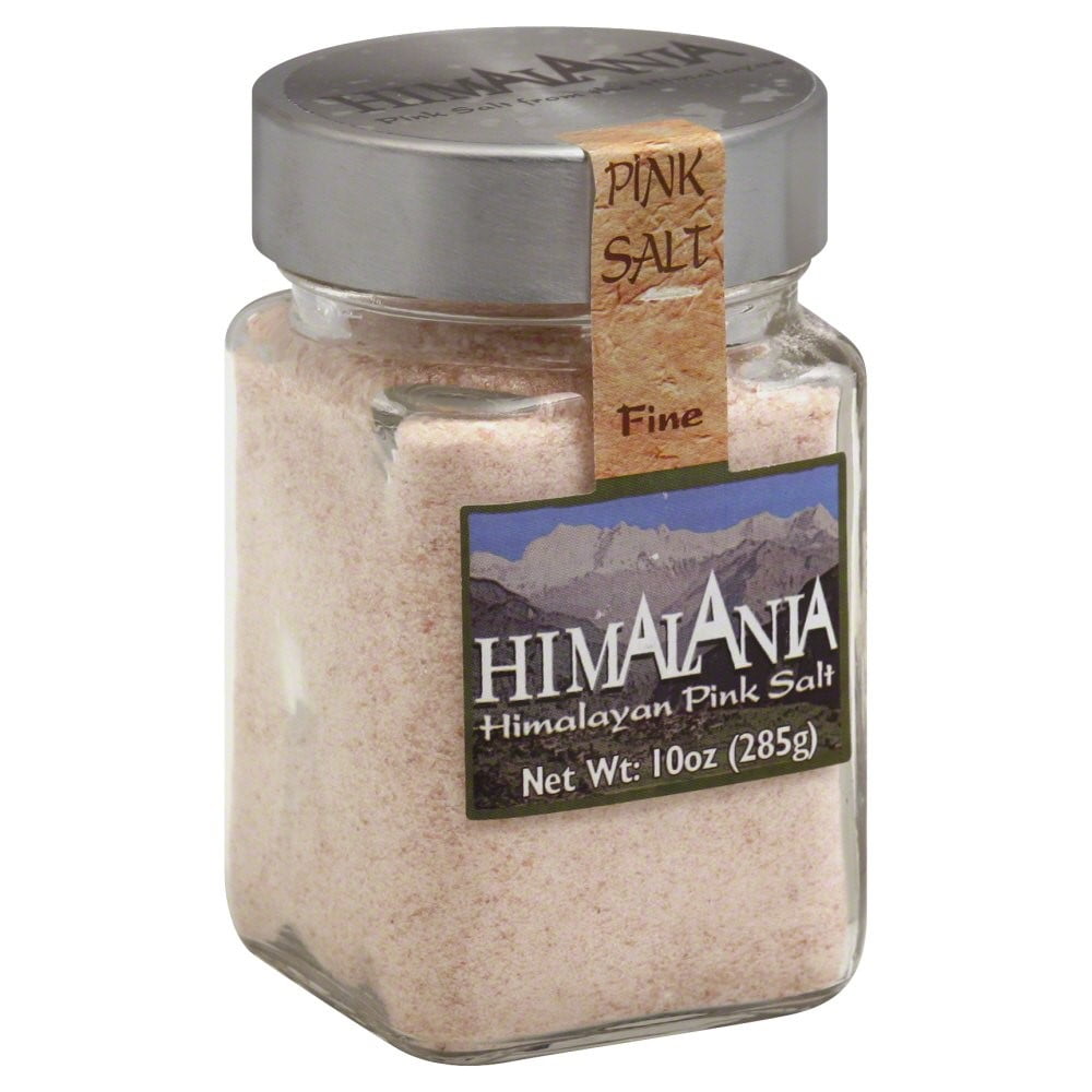 Himalania - Himalayan Fine Pink Salt Glass Jar - 10 Ounce - Walmart.com