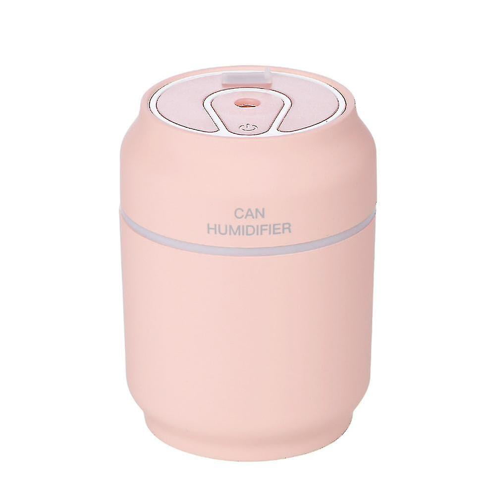 Mini Can Humidifier Aroma Diffuser 3 In 1 Fan Led Light Quiet Usb Mist ...