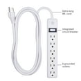 GE 6-Outlet Power Strip, Extra-Long 8ft. Cord, White, 14832 - Walmart.com