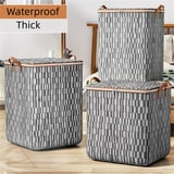 "TRIANI Large Collapsible Storage Bin, 180L Organizer with Lid and ...