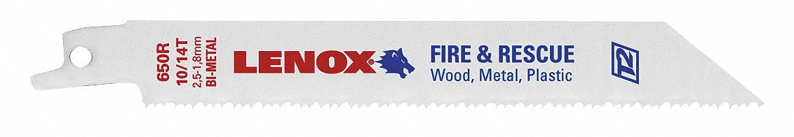 25 Pack 6" Fire and Rescue Reciprocating Saw Blade 20515-B650R , Recip ...