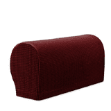 Garayma 2pcs Stretch Armrest Covers Spandex Anti-Slip Arm Covers Sofa ...