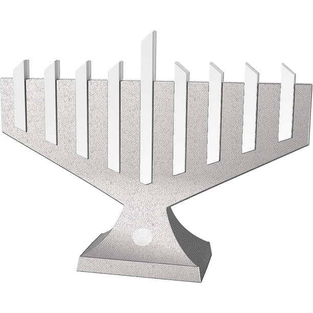 Exquisite Modern Electronic Menorah LED Lighted Rods Battery & USB ...