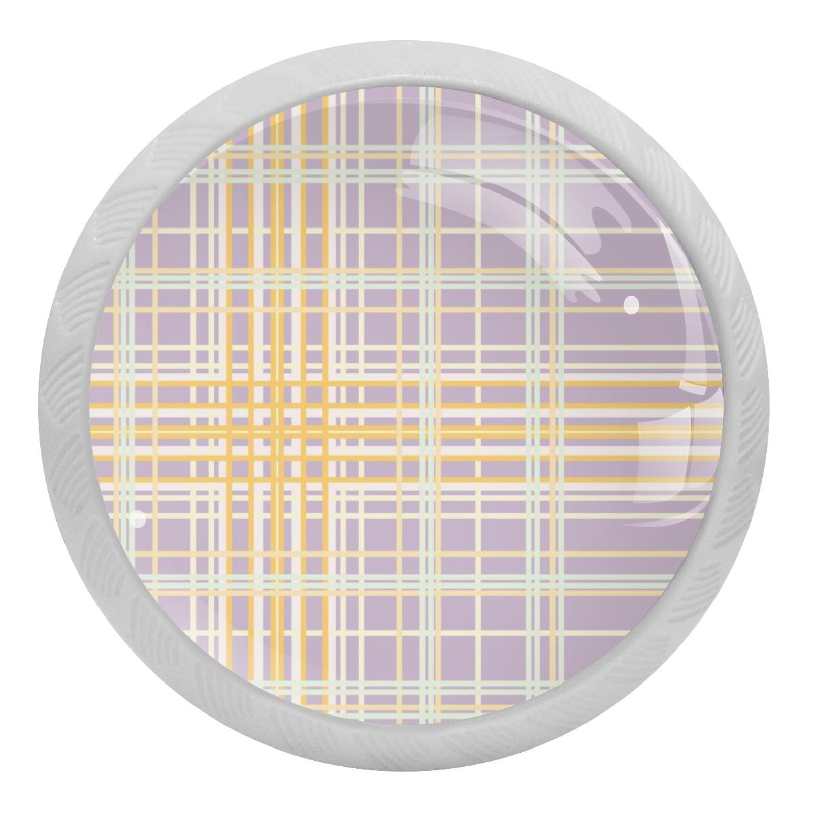 4PCS Round Lattice Cabinet Fluorescence Knob Glowing in the Dark ...