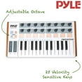 Pyle PMIDIKPD50 - MIDI Keyboard System - Digital USB Controller ...