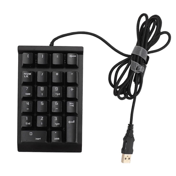 Mechanical Numeric Keypad 22 Keys Blue Switch Hot Swappable USB Wired ...