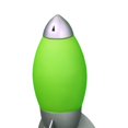 Acrylic Kids Table Lamp, 10.5-Inch Rocket Ship Design Green, Children's ...