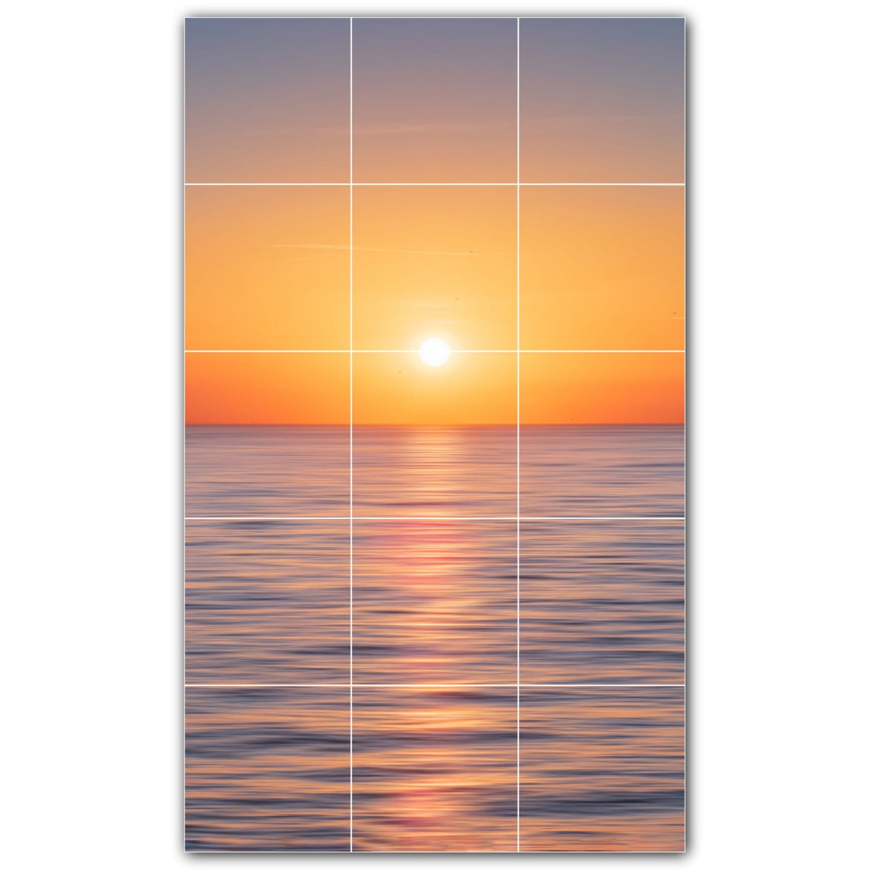 Picture-Tiles.com: Sunset Ceramic Tile Wall Mural WAL500982-35M. 18"W x ...