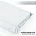 "White Plastic Big Postal Poly Mailers 10""x13"", 100 Pcs Self-Seal ...