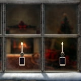 Touch Of ECO Solar Powered LED Flameless Window Candles - Set of 2 ...