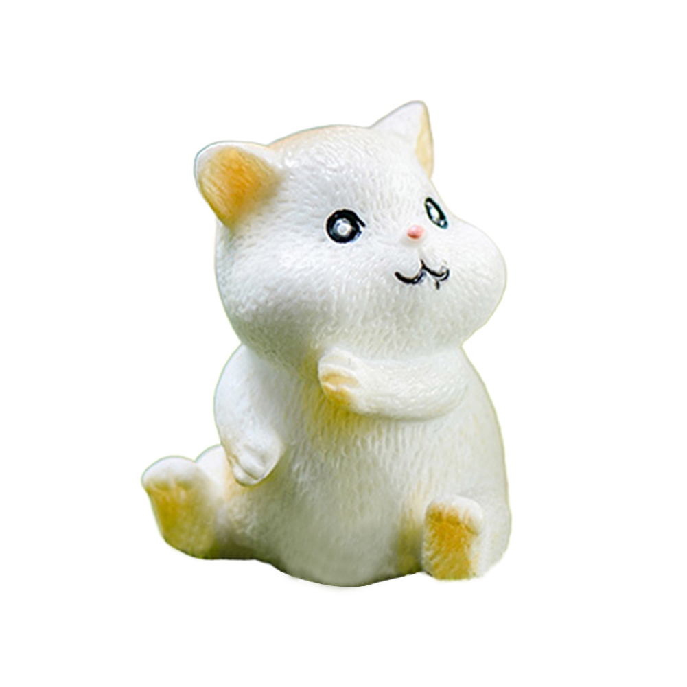 jiaroswwei Cute Hamster Mouse Resin Model Statue Miniatures Figurine ...