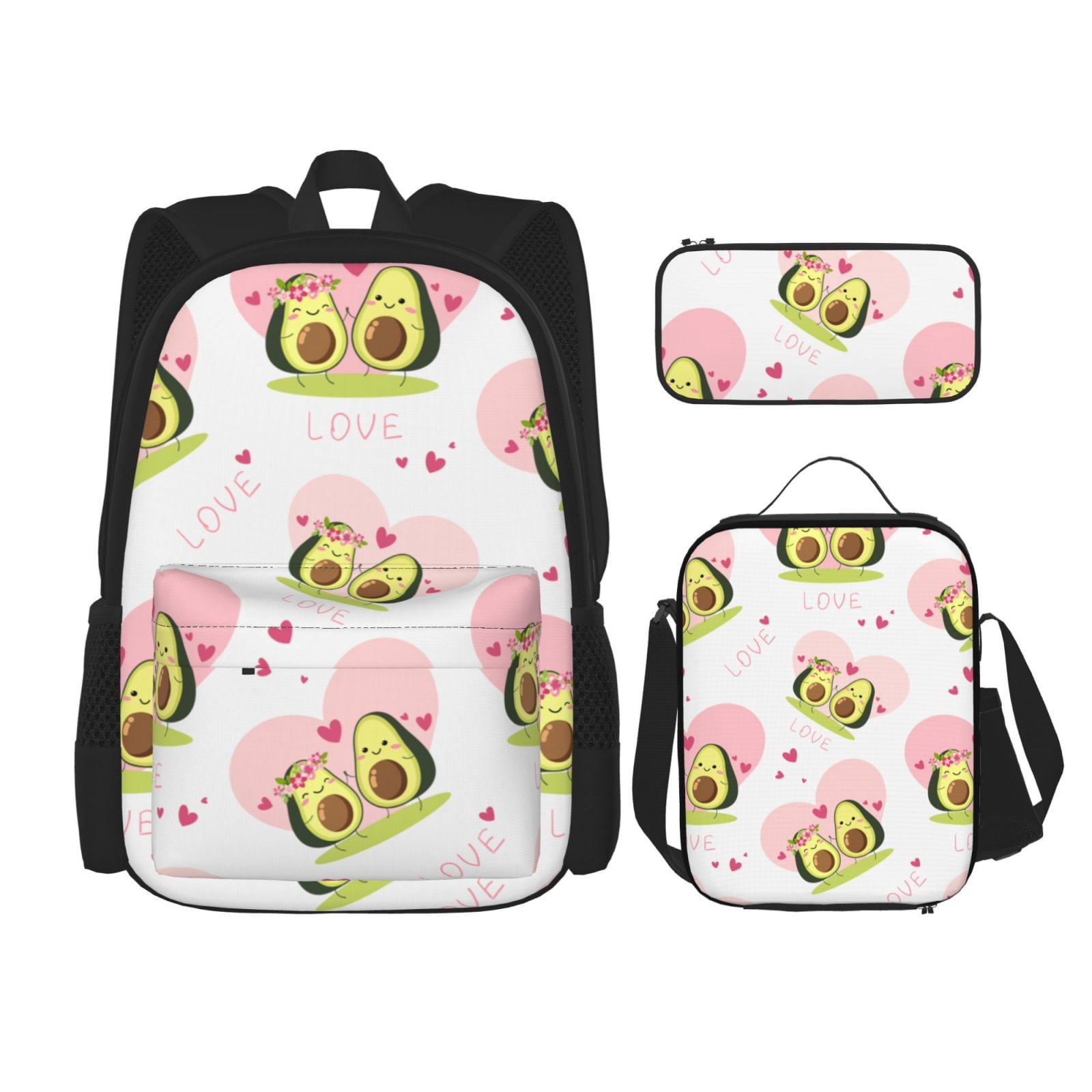 Fotbe Avocado Lovers Set Escolar 3 en 1 para Niños - Mochila Duradera ...