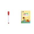 Braonee Magnetic Dry Wipe Pens Dry Erase Markers with Eraser Cap Low ...