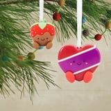 Hallmark Better Together Ornaments Strawberry & Chocolate - Walmart.com
