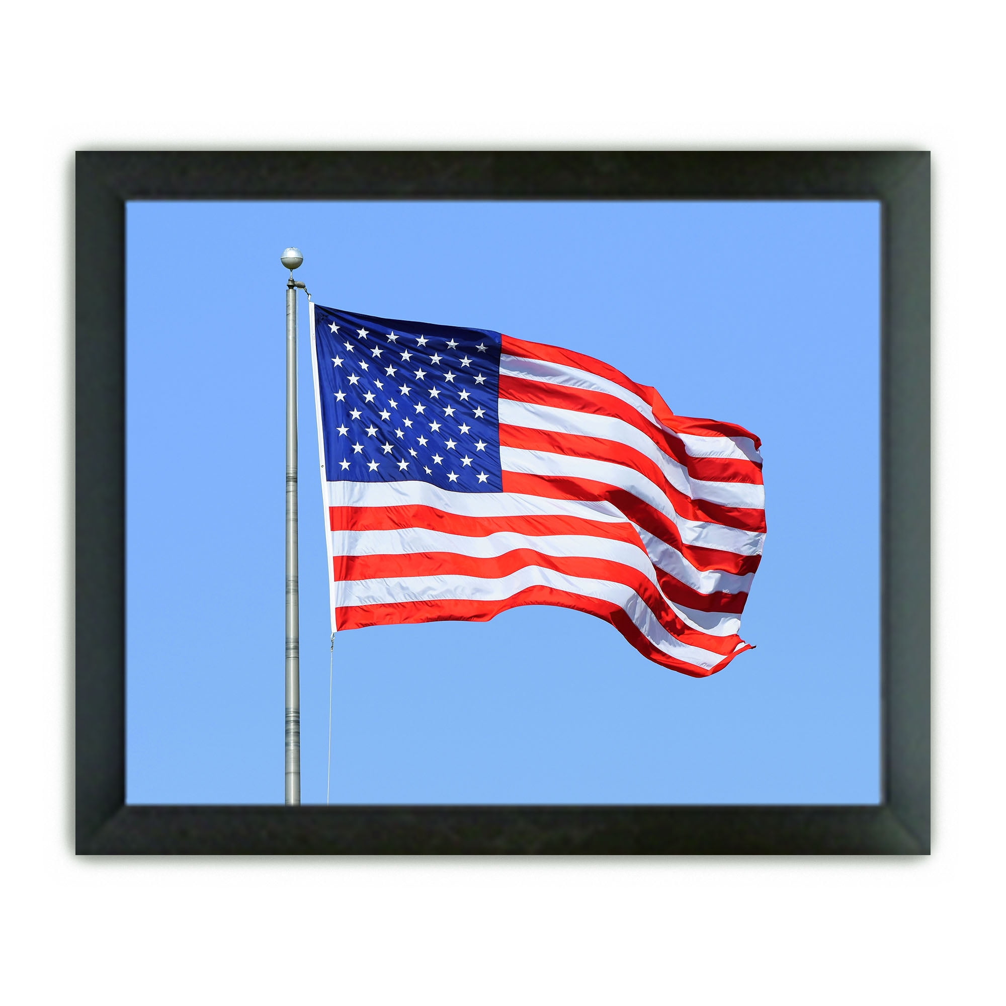 American Flag 13"x16" Framed Photo (Finished Size) - Walmart.com