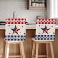 4th of July Country Chair Back Covers, Independence Day Patriotic Red ...