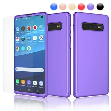 ULAK Samsung Galaxy S10 Plus Case Transparent, Heavy Duty Shockproof Rugged Phone Case for ...