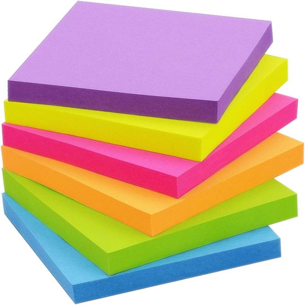 Click here for Hesignd Bright Colors Sticky Notes 2x2 Inch Self-S... prices