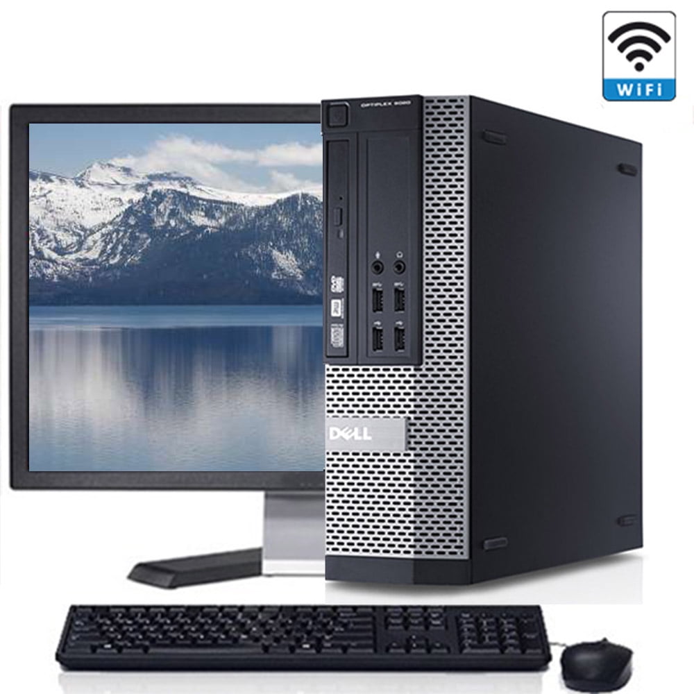 Dell Desktop Computer 3020 Core i3 3.4GHz 8GB RAM 1TB HD and a 19" LCD ...