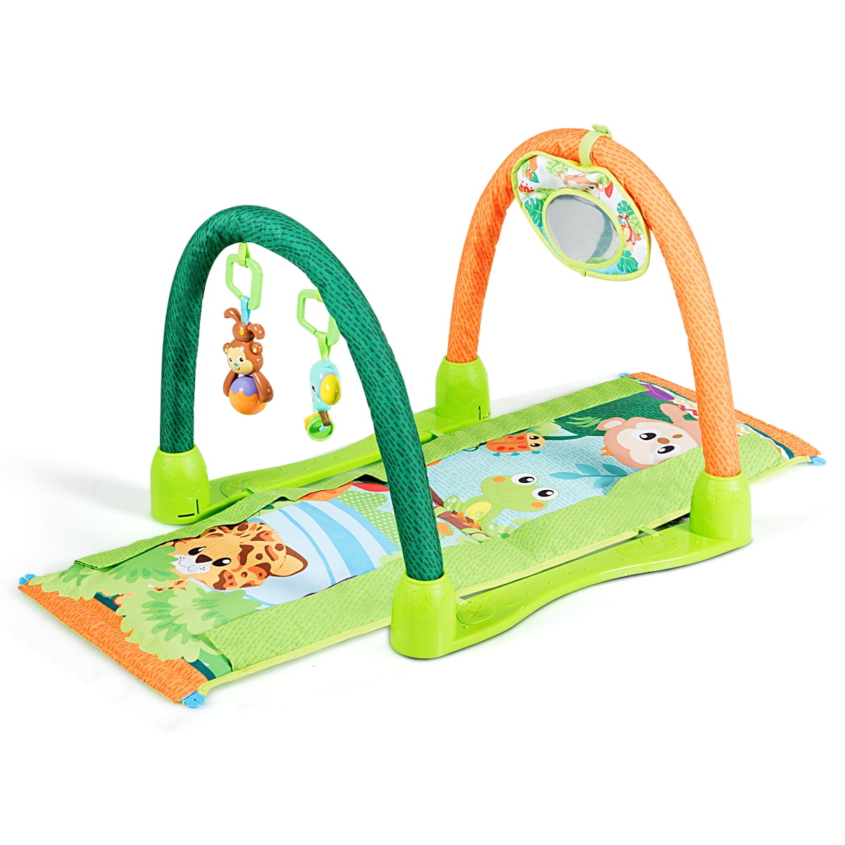 Topbuy 4 in 1 Baby Activity Game Play Mat Activity Center W 3 Hanging topbuy-4-in-1-baby-activity-game-play-mat-activity-center-w-3-hanging