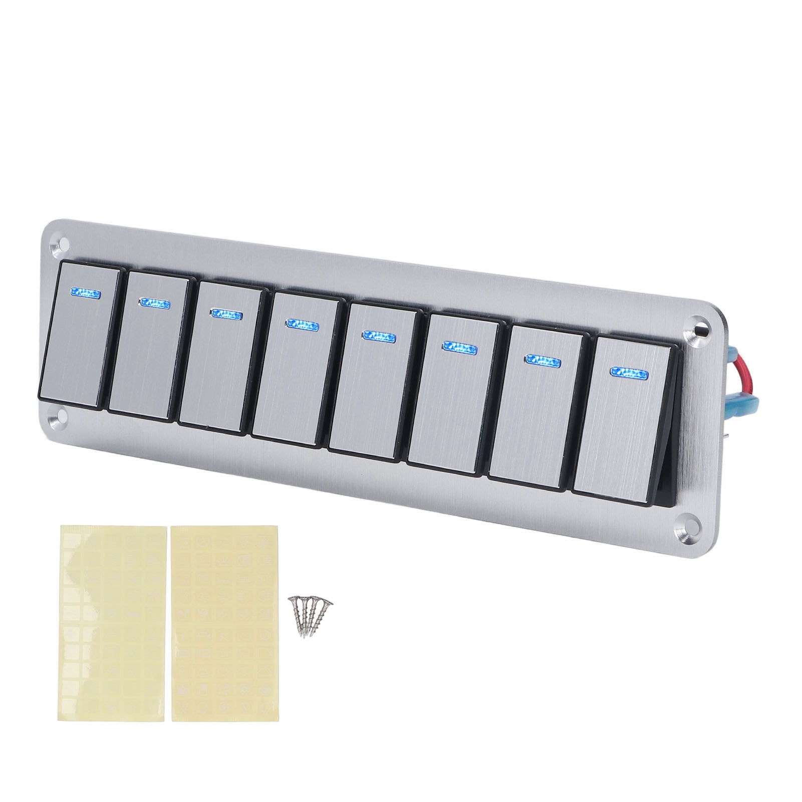 Panel de Interruptor basculante Jadeshay de metal 8 luces 12-24 V | Bodega Aurrera en línea