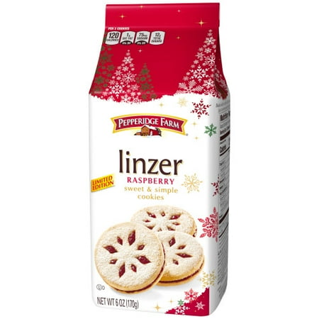 Pepperidge Farm Linzer Raspberry Cookies, 6 oz. Bag - Walmart.com