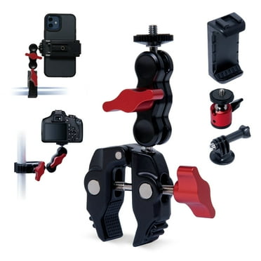 usmallbee Overhead Camera Mount, Flexible Arm Stand with Ring Light ...