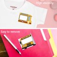 10 Sheet PVC Waterproof Blank Label Stickers Writable Adhesive Label ...
