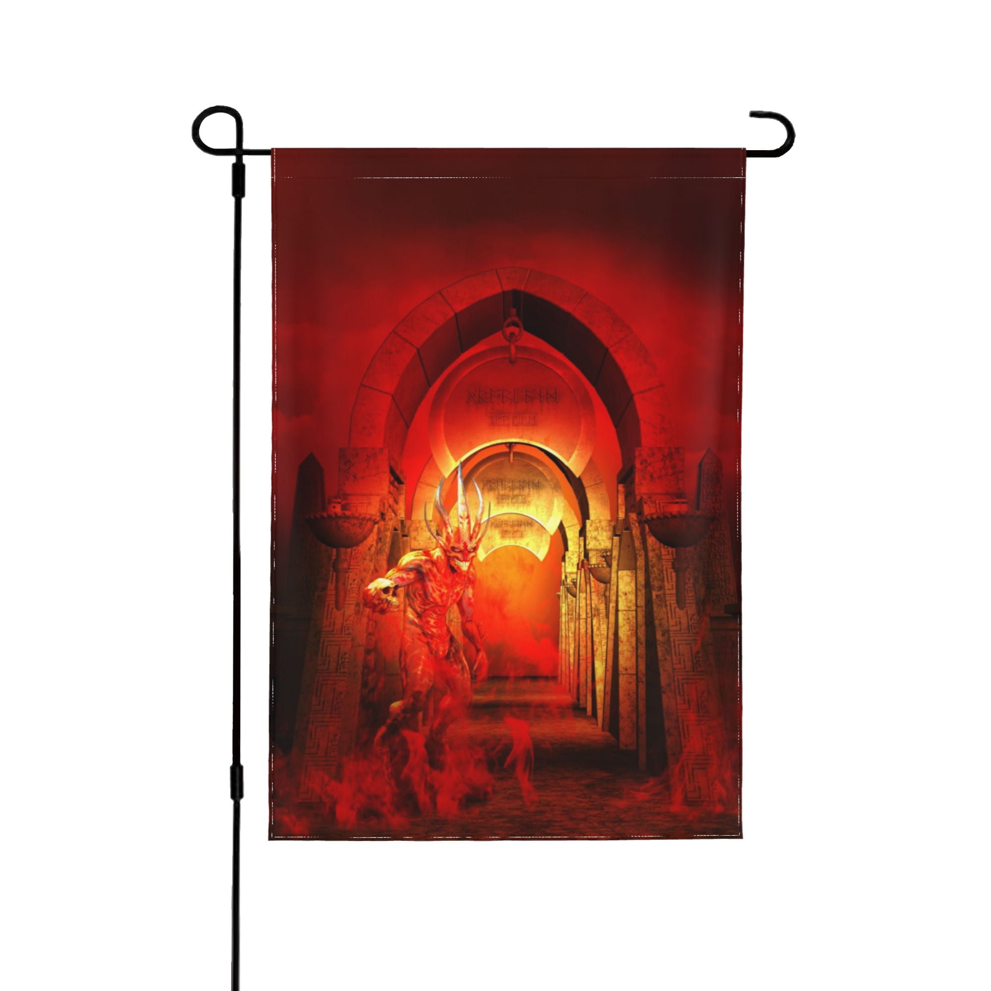 XMXY Hell Demons Devil Garden Flags Double Sided,Farmhouse Holiday Yard ...