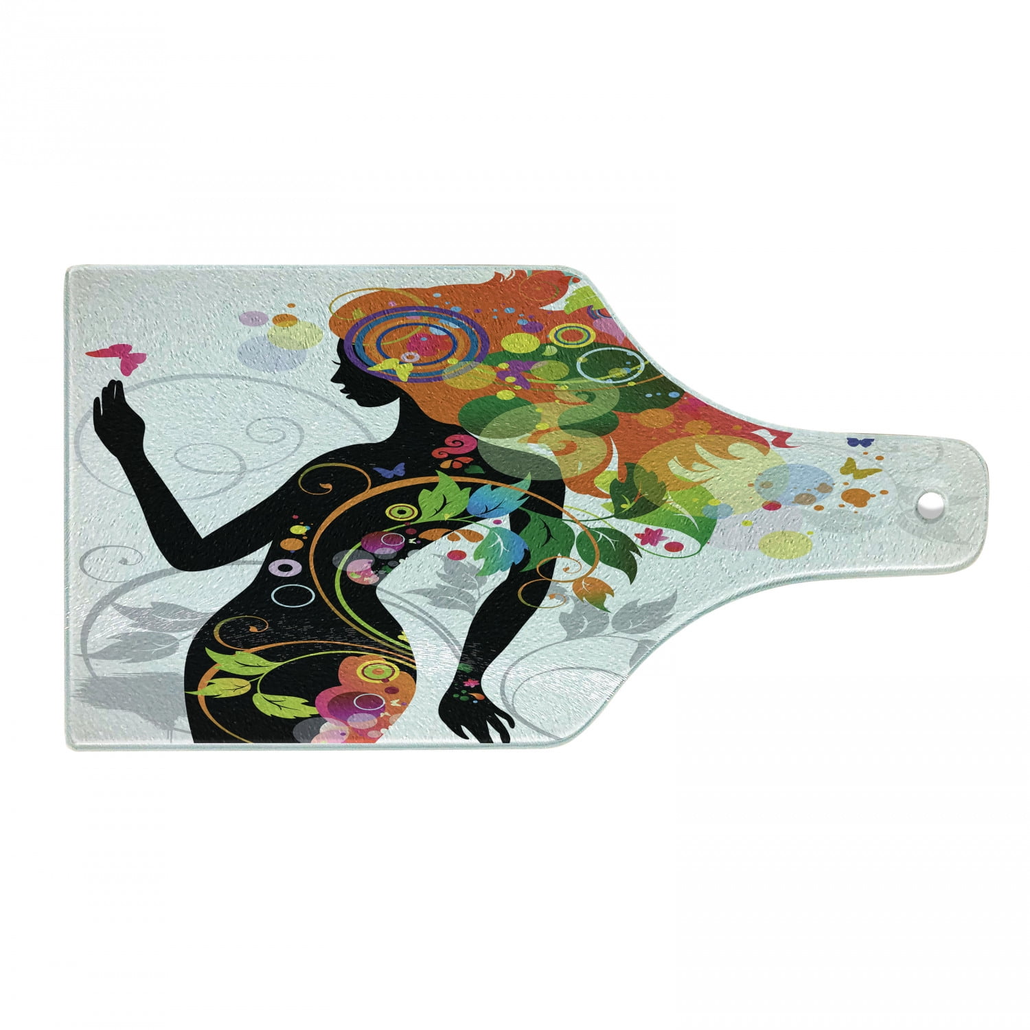 Colorful Cutting Board, Madame Butterfly Modern Version Spring Spiral ...