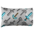 Minecraft Video Game Isometric Characters Kids Full Fitted Sheet Set ...