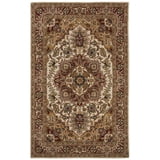 SAFAVIEH Classic Roderick Traditional Wool Area Rug, Light Gold/Red, 8 ...