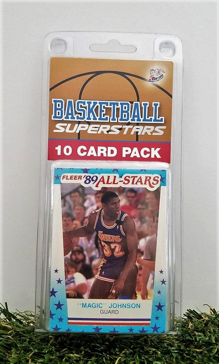 Magic Johnson- (10) Card Pack NBA Basketball Superstar Magic Starter ...