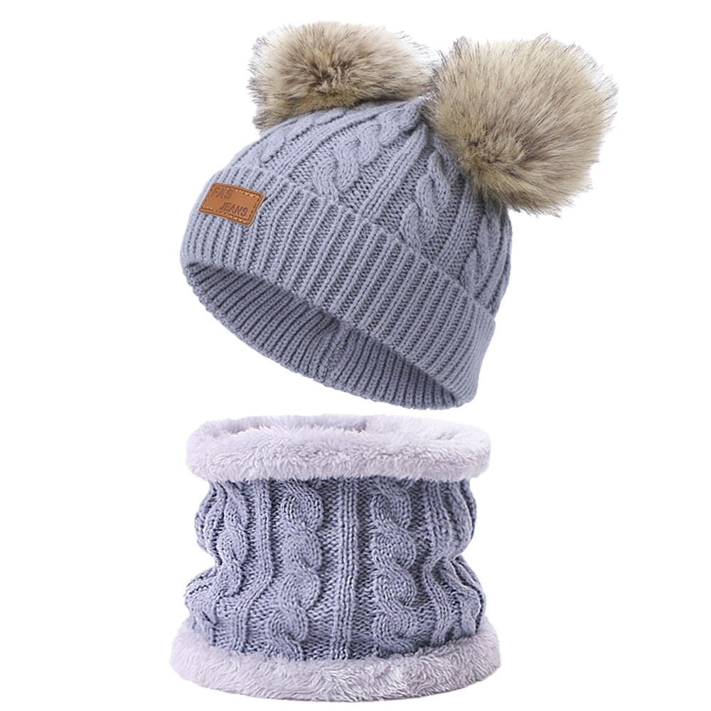 Baby Girl Hats Winter Cute Baby Beanies Knit Baby Hats Warm Infant Hat - Walmart.com