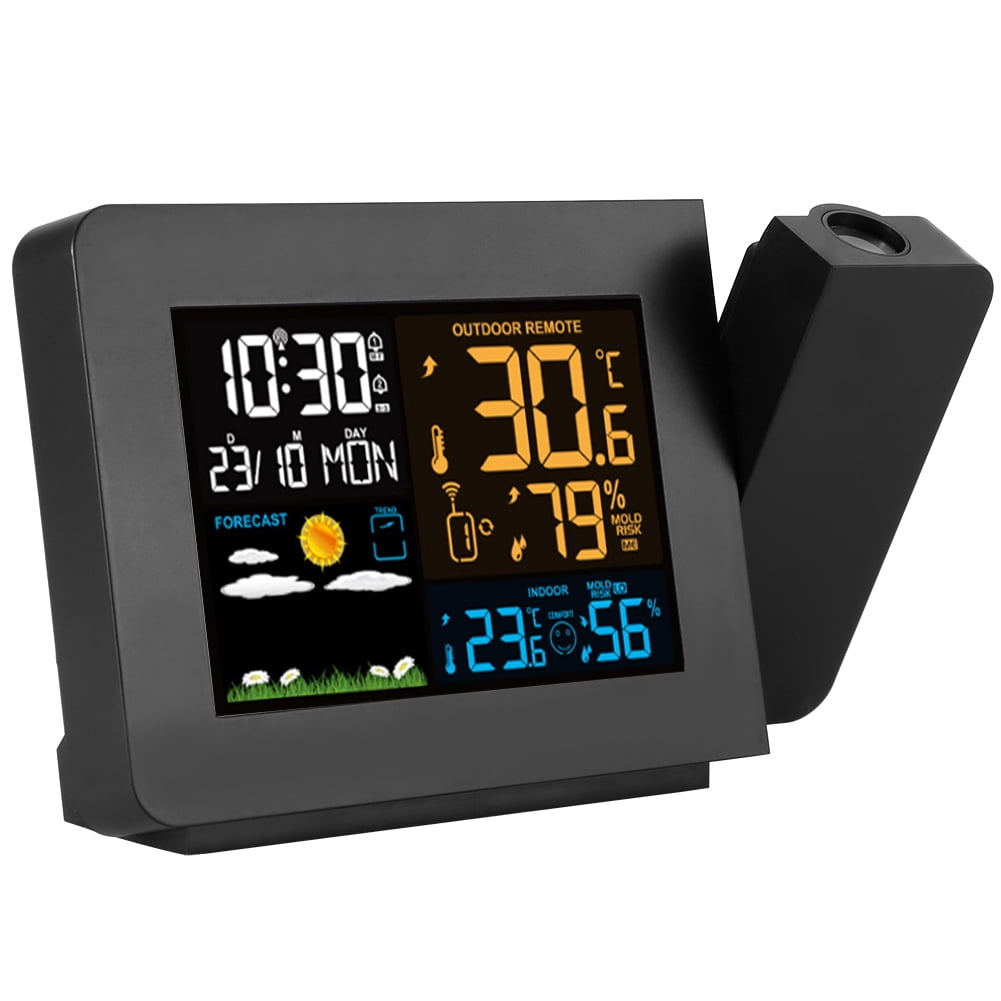 Click here for Amonsee Weather Station  Projection Alarm Clock Mu... prices