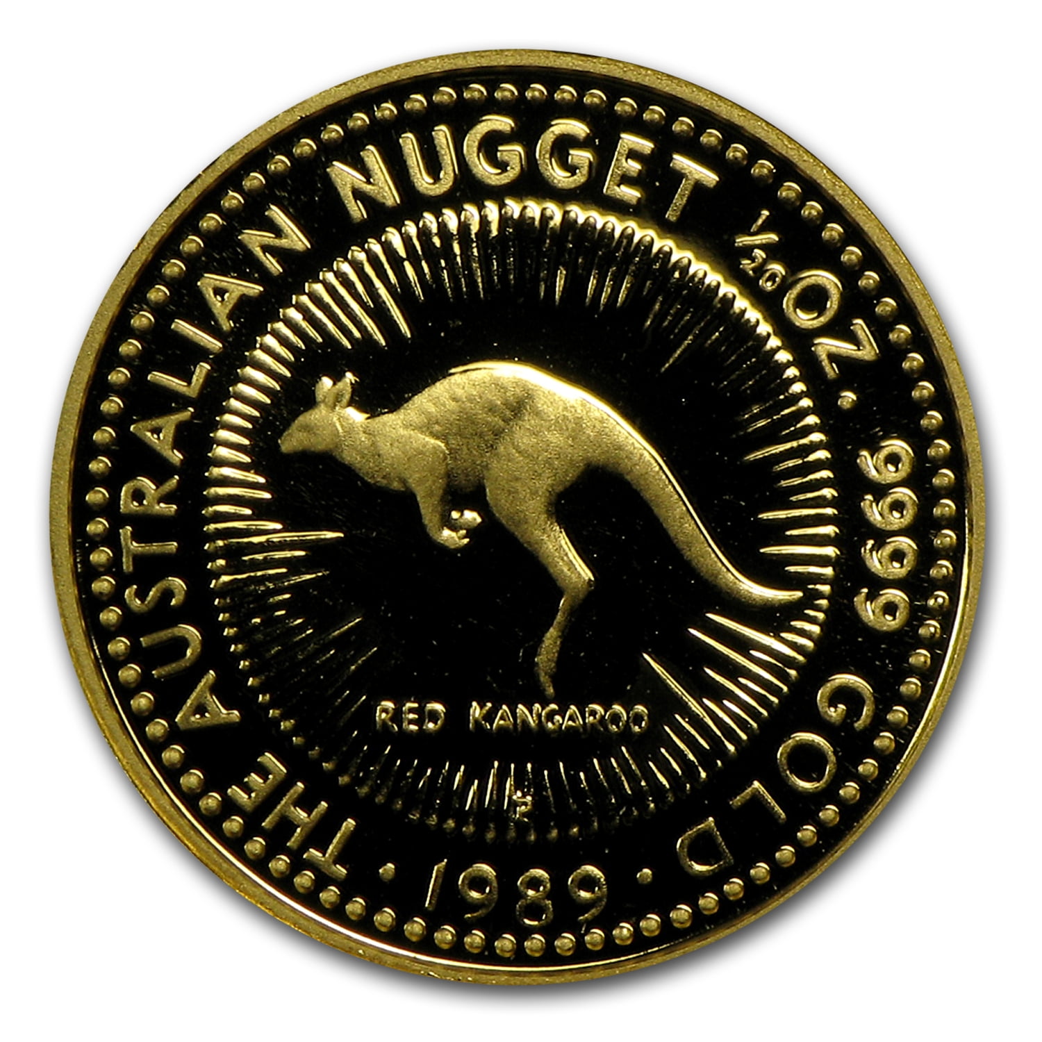 1989 Australia 1/20 oz Proof Gold Nugget - Walmart.com