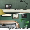 1 Set Wood Pin Display Case Badge Presentation Box with Velvet & PU ...