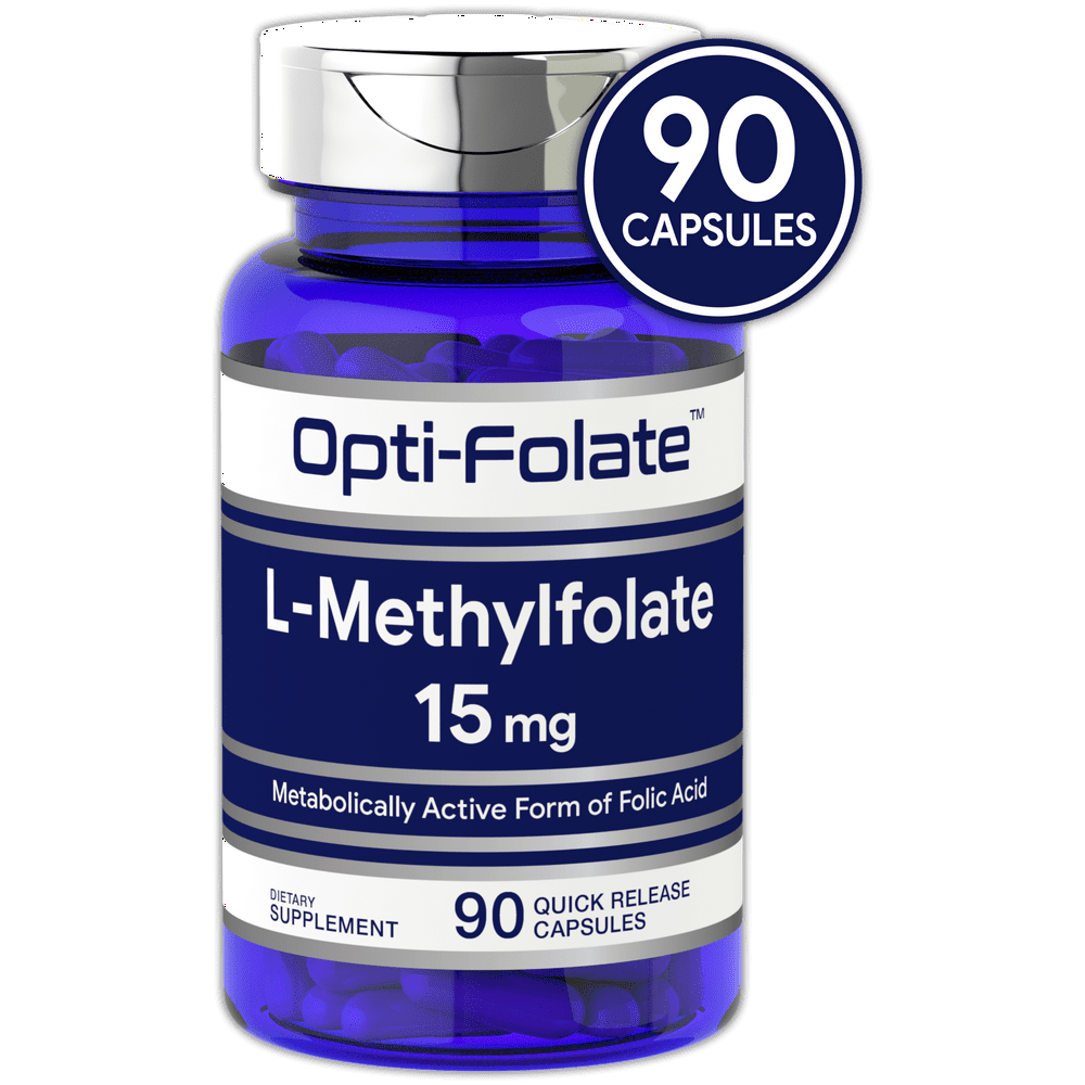 L Methylfolate 15mg | 90 Capsules | Max Potency | Optimized and ...