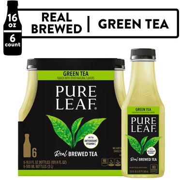 Pure Leaf Lemon Real Brewed Black Iced Tea, , 18.5 fl oz, 12 Pack ...