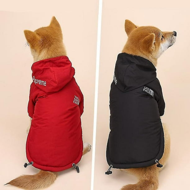 Pet Dog Winter Waterproof Coat Puppy Warm Jacket The Dog Face Hoodie ...