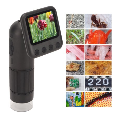 Mini Microscope Camera, Handheld Digital Microscope 800X Rechargeable ...