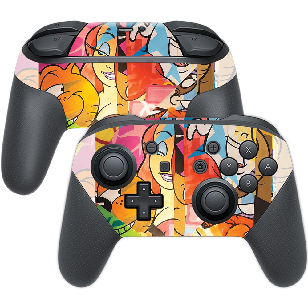 Skin Decal Wrap Compatible With Nintendo Switch Pro Controller Cartoon ...