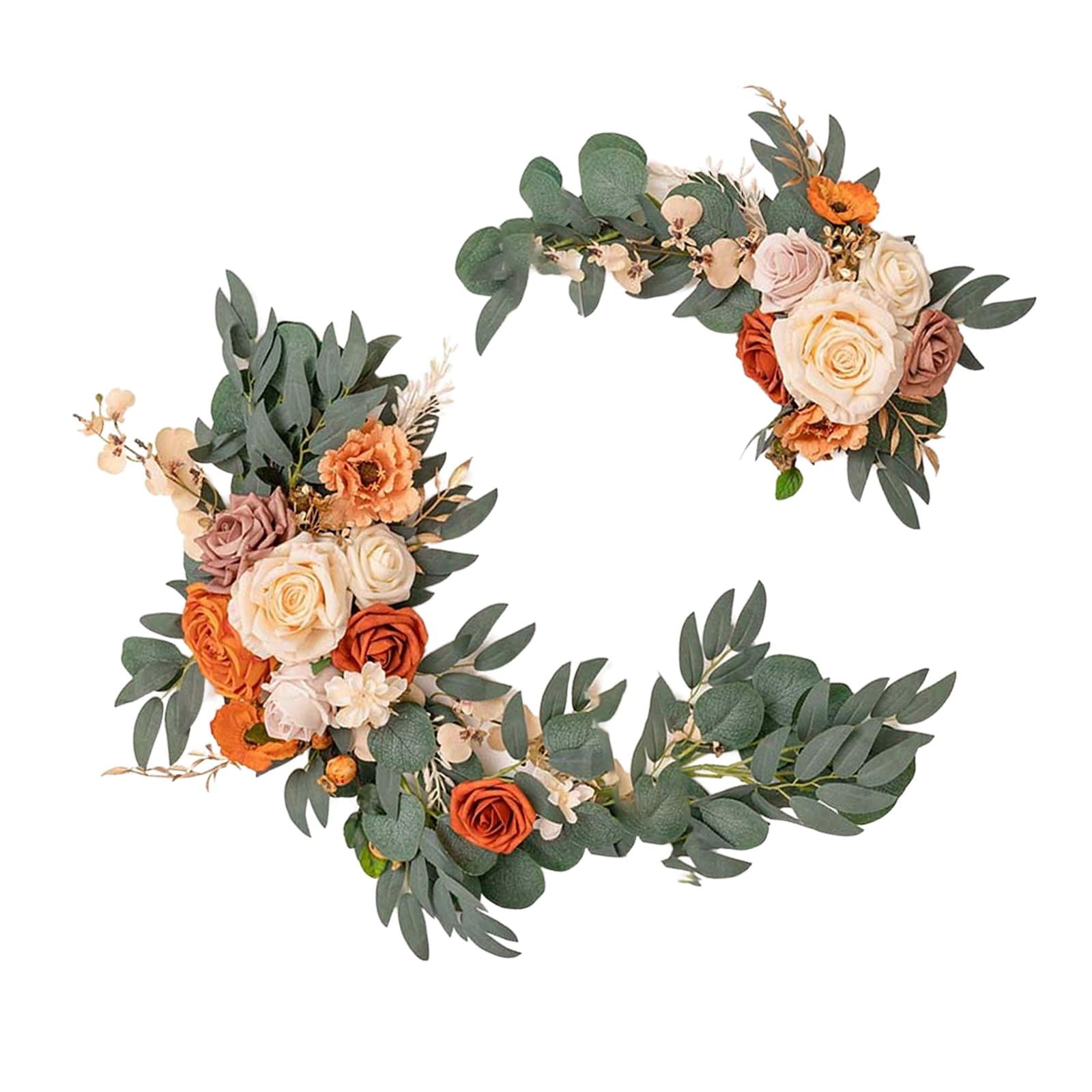 Fake Rose Flower Swag Decorative Flower Arrangement Floral Swag ...