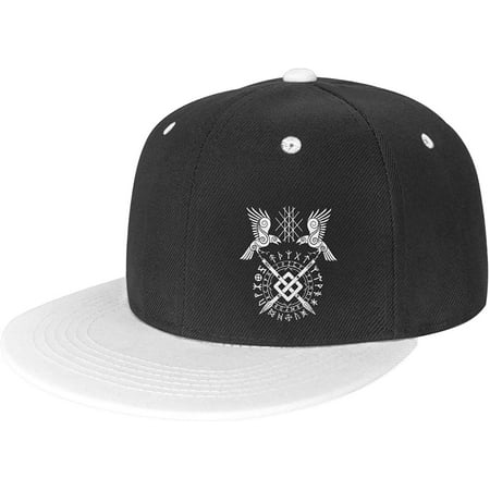 Twin Ravens of Odin Norse Pagan Symbol Baseball Cap Classic Snapback ...