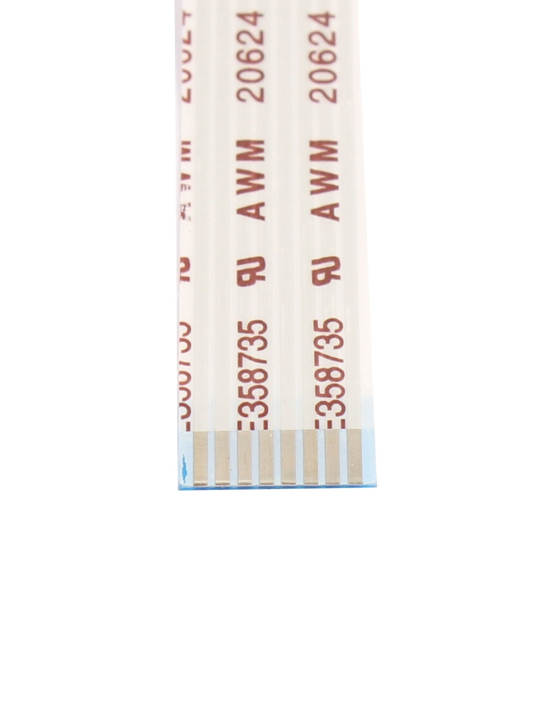 10Pcs 1.0mm Pitch 8 Pin AWM 20624 80C 60V Flexible Flat Cable FFC FPC ...