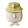Squishmallows 8 inch Gordon the Grey Shark with Bucket Hat Holding ...